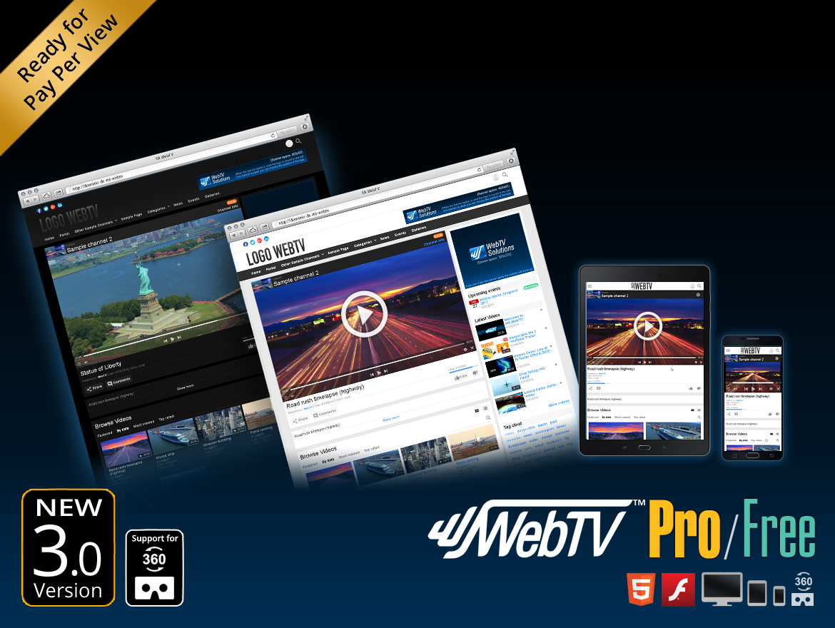 WebTV Solutions: Professional Web Video Platform. Video CMS, Web TV ...